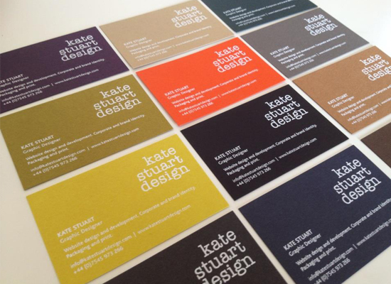 New Business Cards for Kate Stuart Design – Kate Stuart